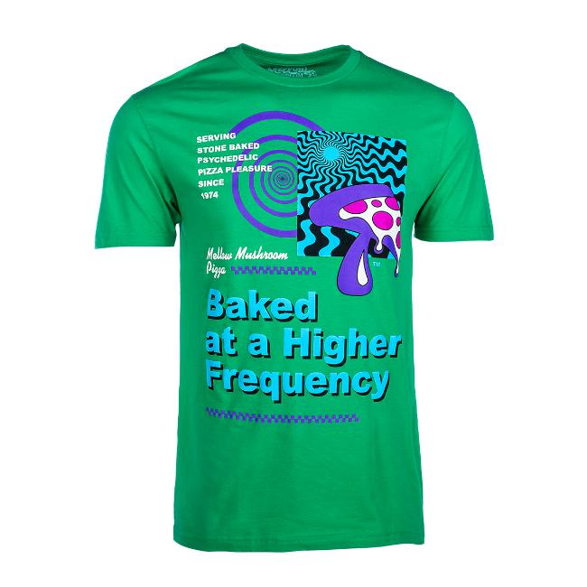 Baked At A Higher Frequency T-Shirt - Mellow Mushroom Shop Retail