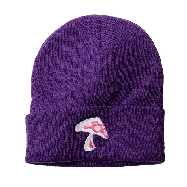 Mellow Purple Beanie - Mellow Mushroom Shop Retail